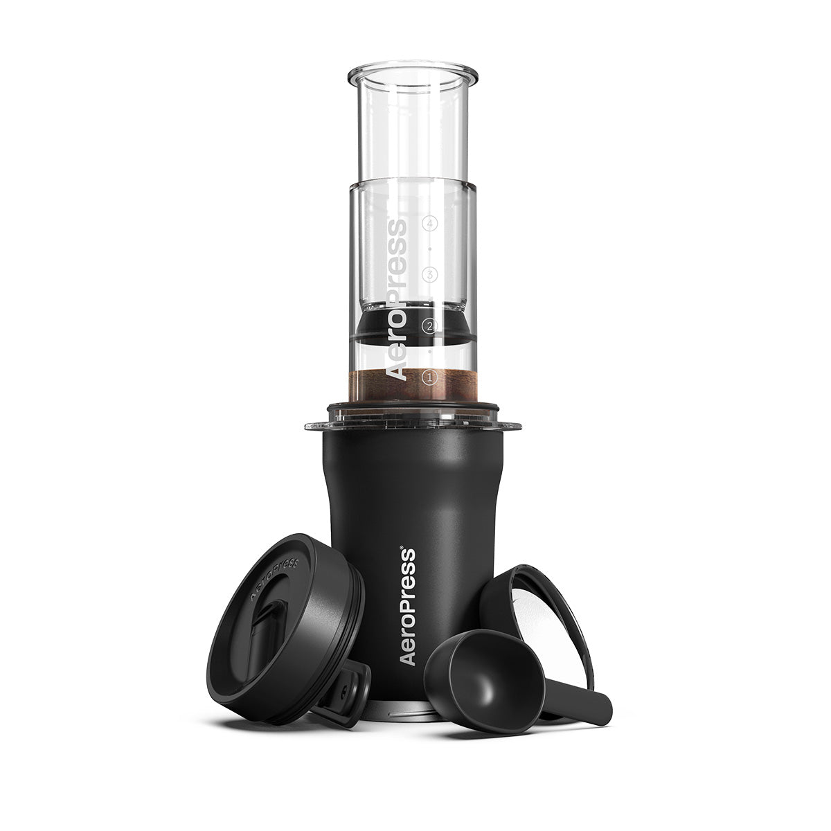 AeroPress Go Plus (Black) – Kilted Coffee